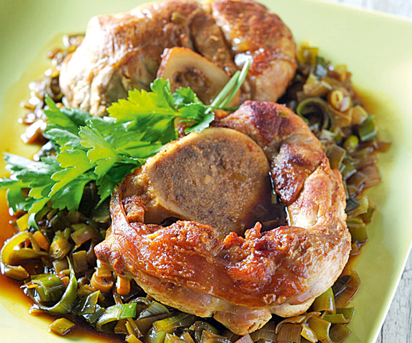 Easy recipe: Osso buco with leek fondue