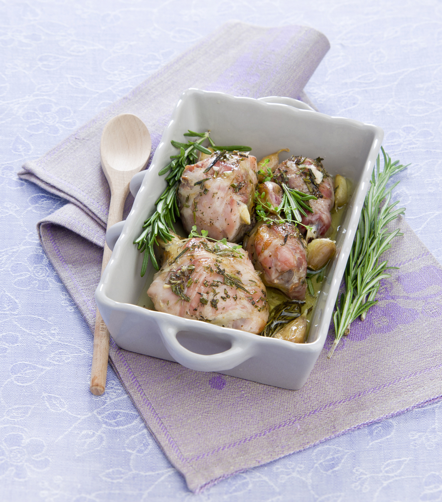 Gourmet recipe: Rabbit with honey and thyme