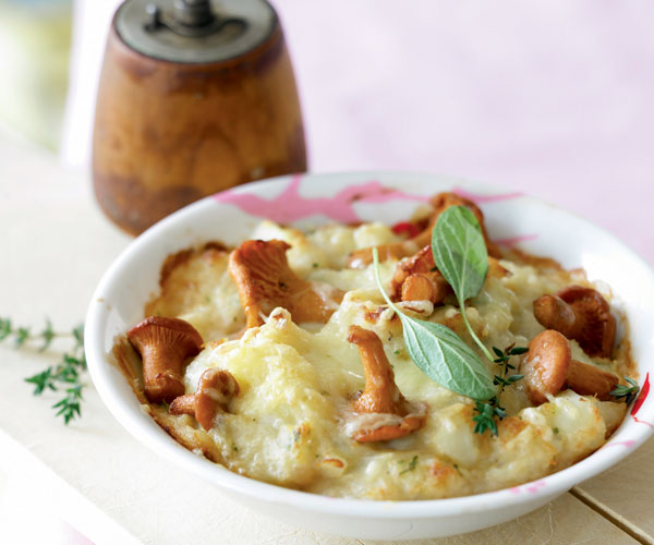 Fish recipe: Brandade with chanterelles