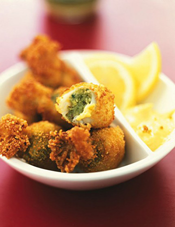 Gourmet recipe: Cuttlefish and basil beignets