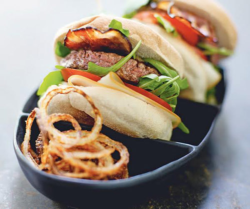 Gourmet recipe: Beef and bacon burger